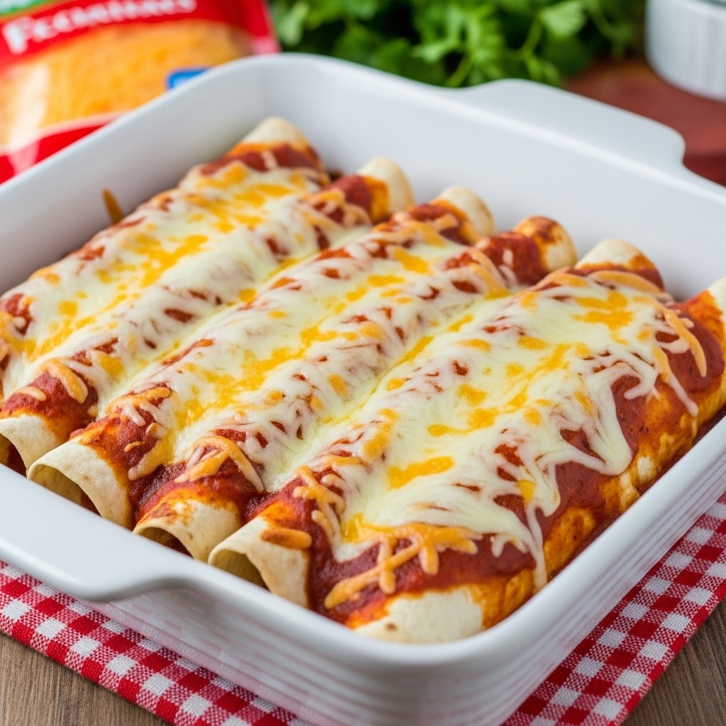 5 Ingredient Beef Enchiladas - Easy, Cheesy Mexican Dinner