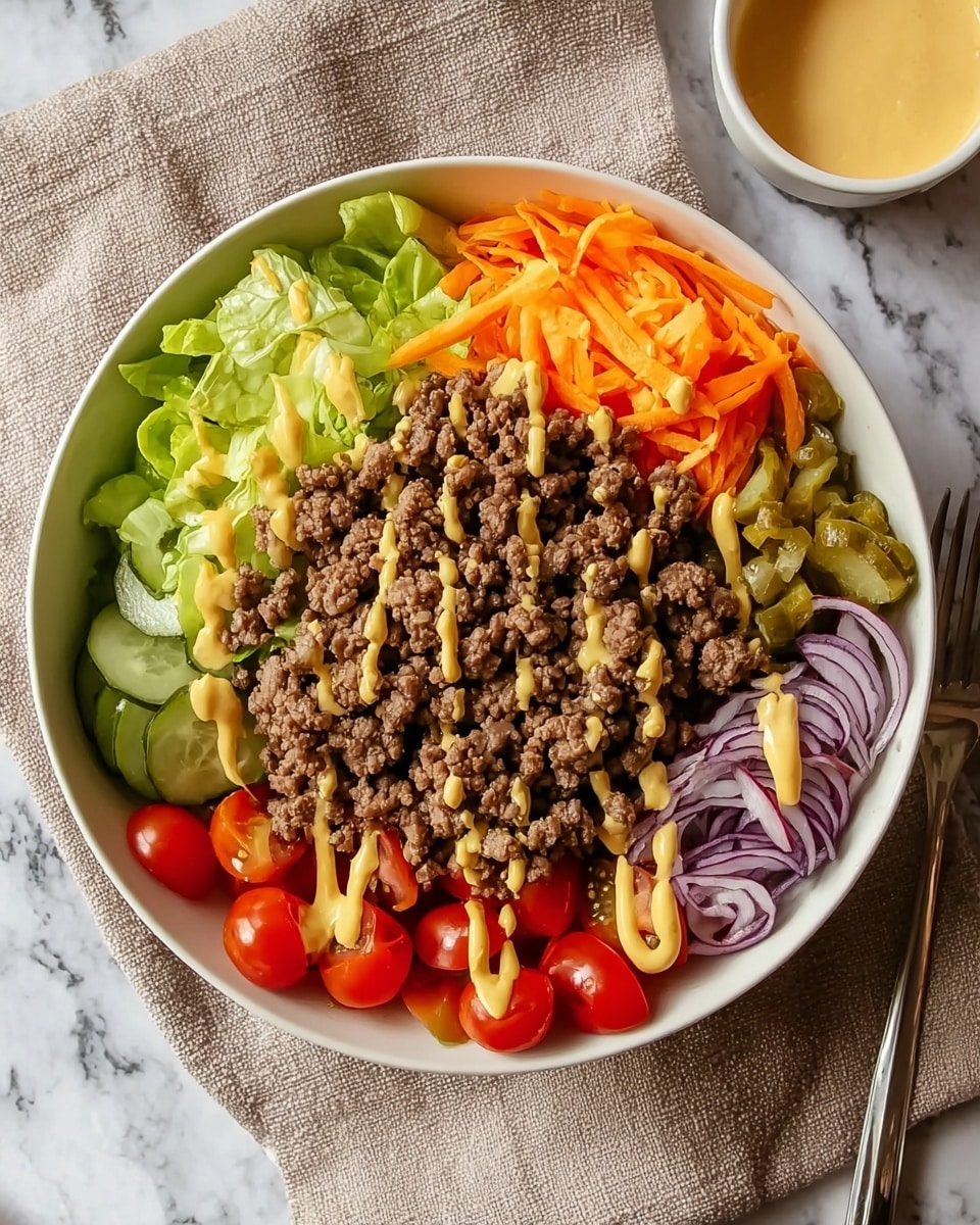 Big Mac Salad Recipe: Quick & Tasty Low-Carb Dinner